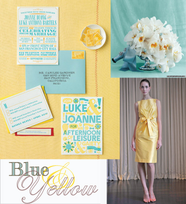 Celebrate Beautifully: Color Themes- Blue & Yellow