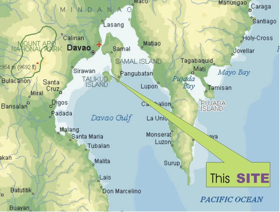 Philippines tourist destination: Dapia Dive Site in Talicud Island