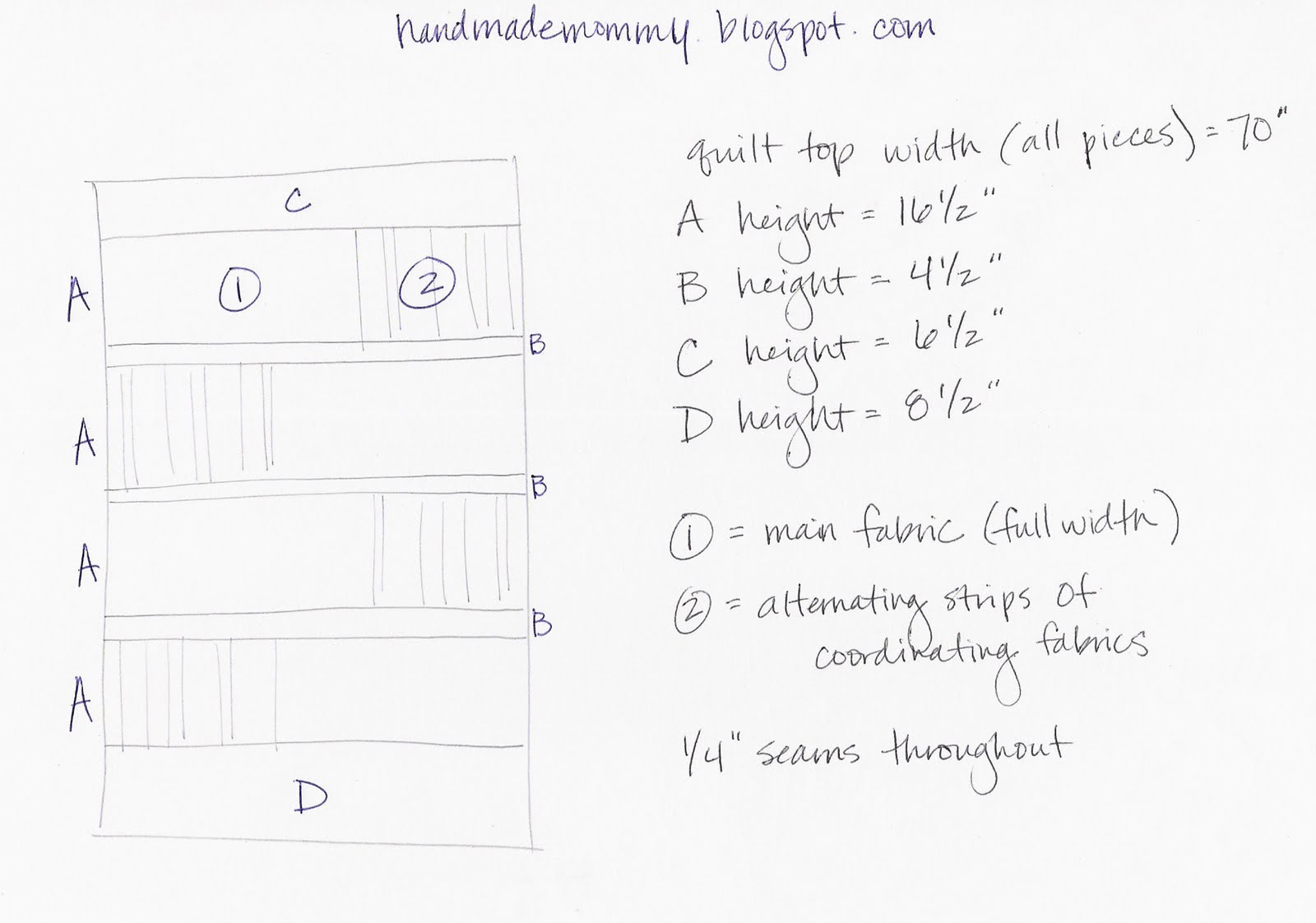 Handmade Mommy Quilt Top Pattern handmade-mommy-quilt-top-pattern
