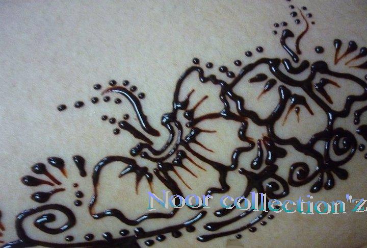 PERKHIDMATAN UKIRAN INAI PENGANTIN: Henna/inai: Inai Bunga Raya (separa)