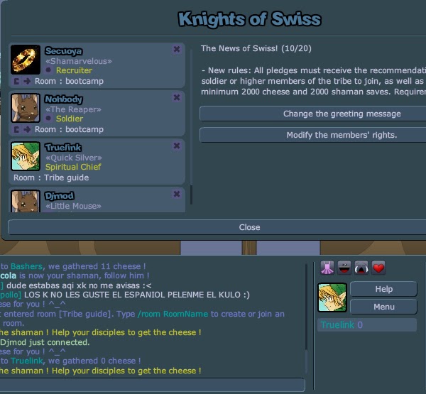 Transformice Dicas: Tribos