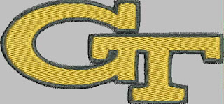Palmetto State Embroidery: Georgia Tech Logo machine embroidery design