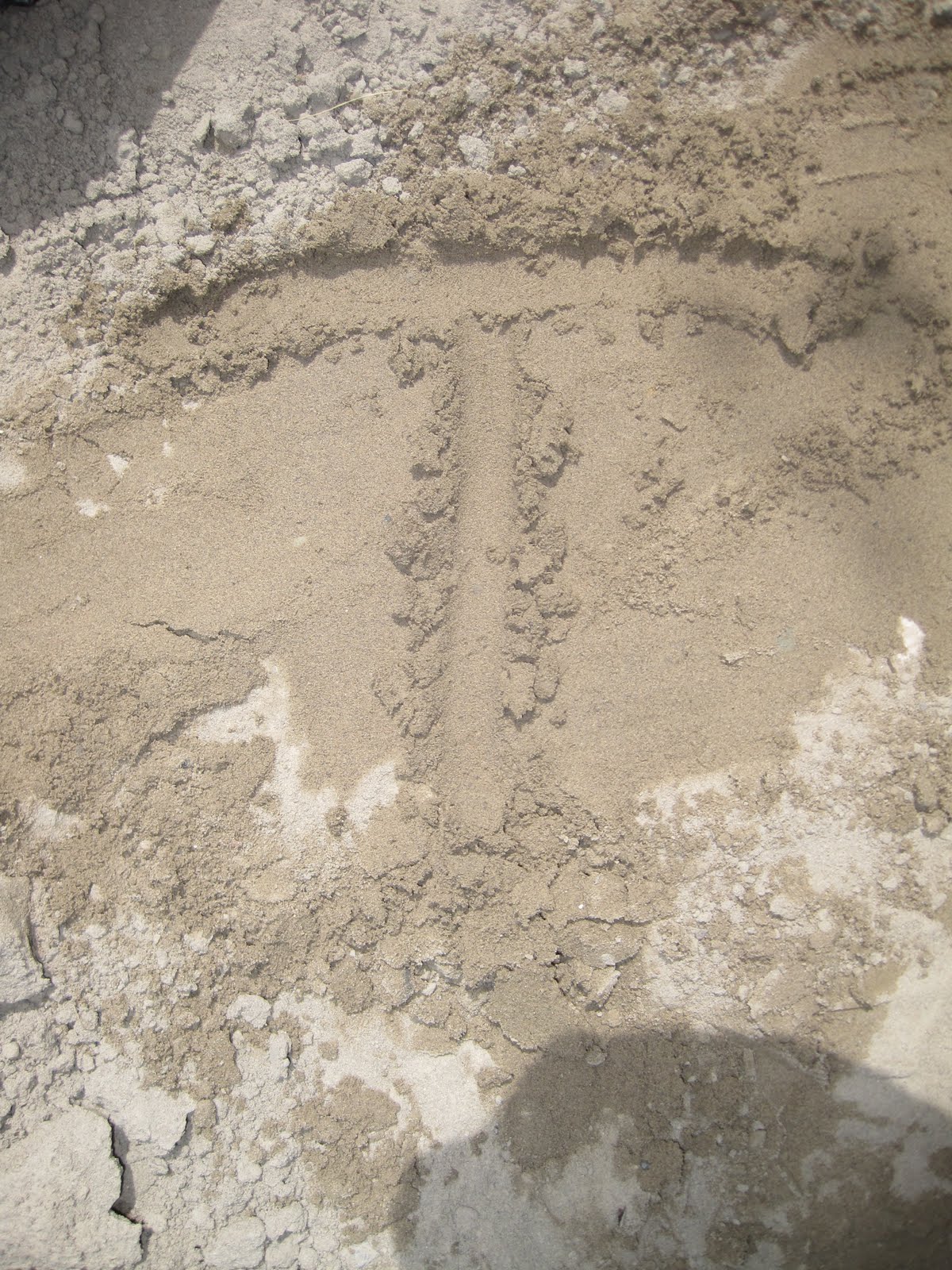 Children's Learning Activities: Sand Letters