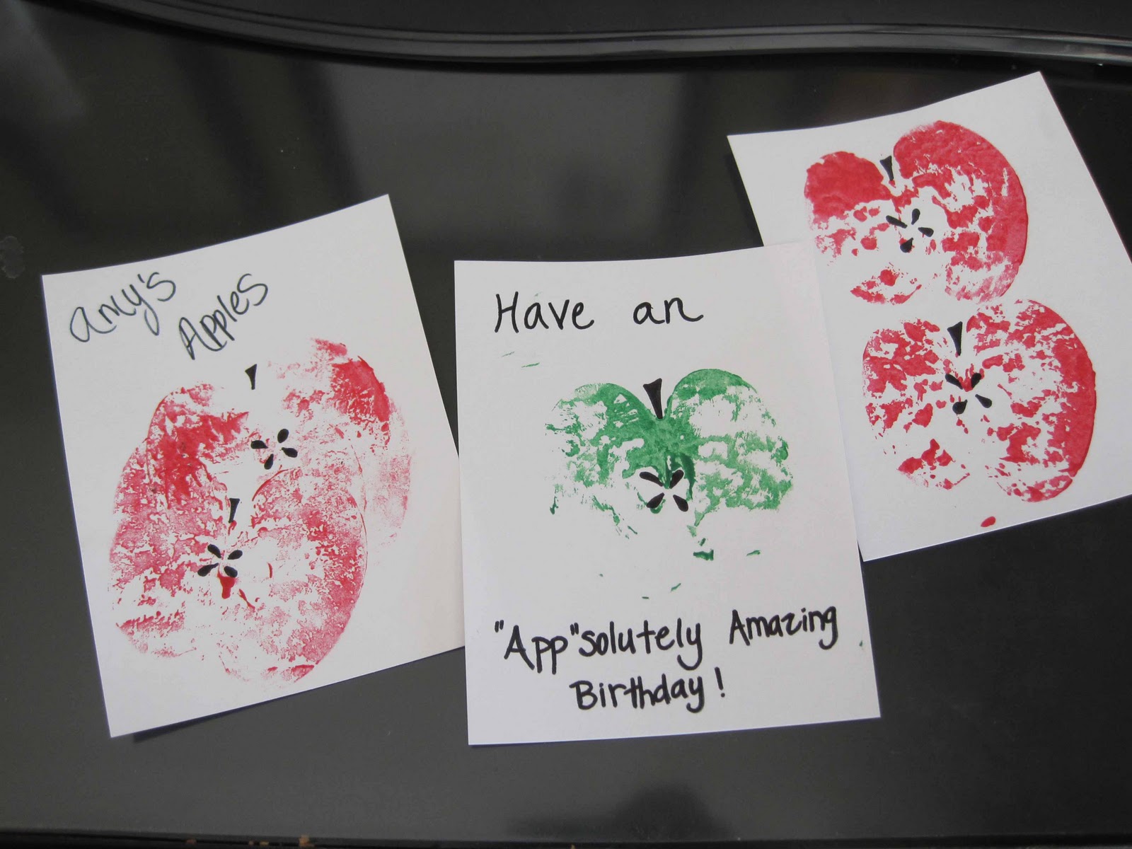 Children's Learning Activities: Blast from the Past: Apple Prints