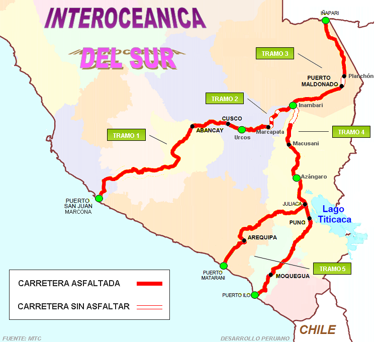 Por las Rutas del Perú: La Interoceánica del Sur Ingresa a su Etapa Final