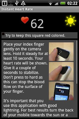 Instant Heart Rate - Saiba sua frequência cardíaca (Android) - Windows Club