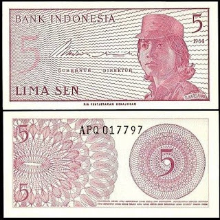 INDONESIA: BANK NOTES FROM INDONESIA / 1964