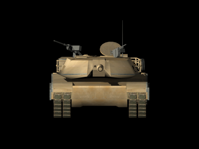 Ian's 3D Work - Allan: 3D M1A1 Abrams tank project.
