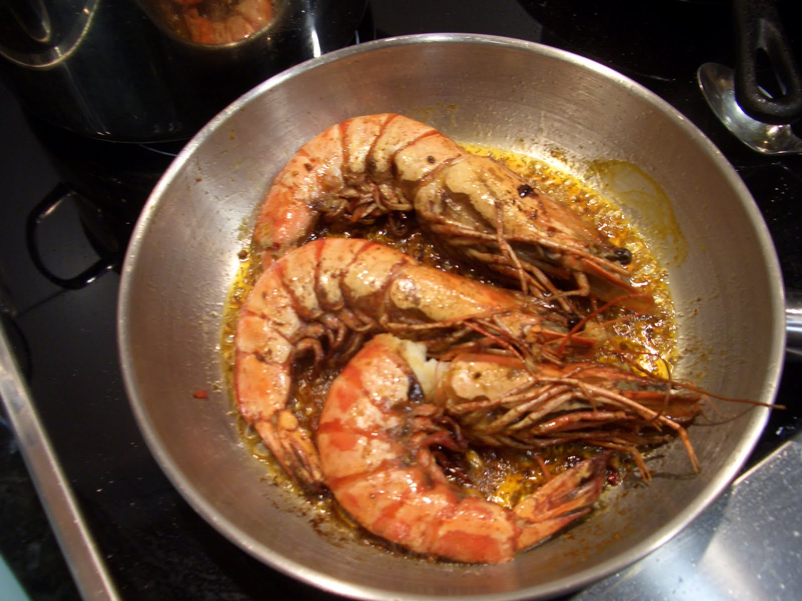 The Cast Iron Crook: Pappardelle in Arrabiata Sauce with King Prawns ...