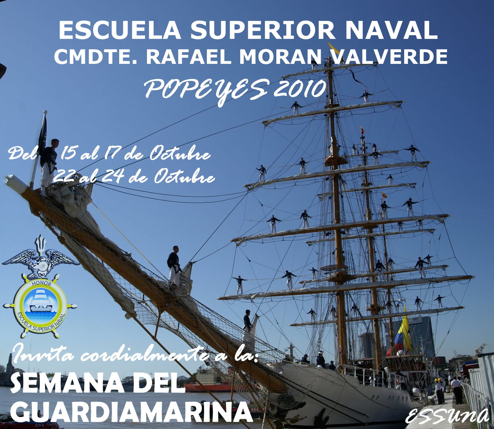 essuna, escuela superior naval: Semana del Guardiamarina - Octubre 2010