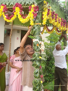 Taste of Mysore: Arya Vysya Customs and Traditions - Wedding/Maduve