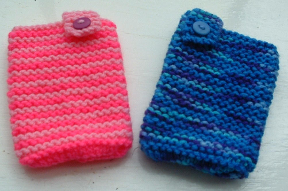 Liz's Knitting: Free Mobile Phone/Ipod Case 3