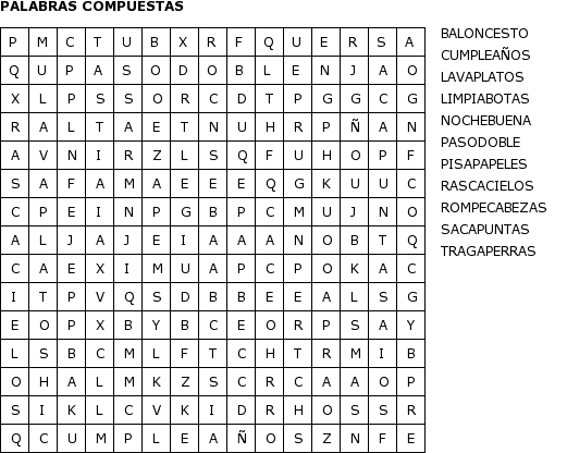 Deslenguados Palabras Compuestas 1ªparte