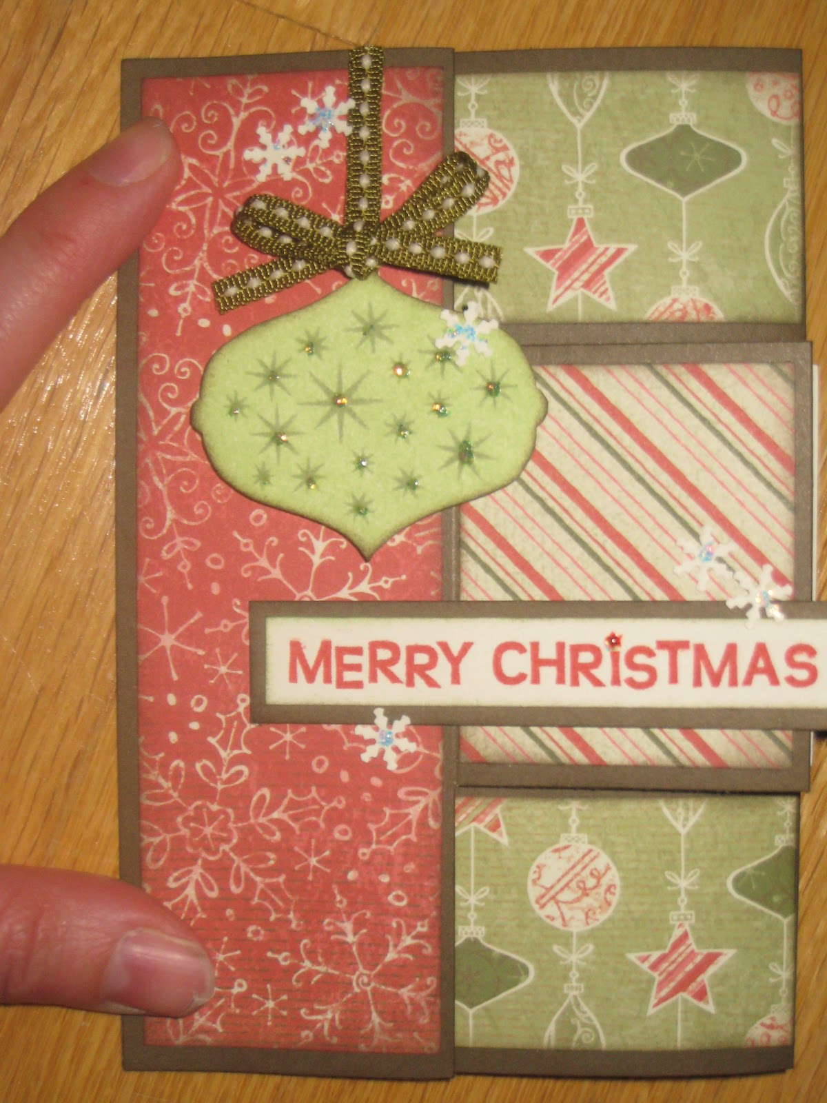 Karen's Creations: Tri-fold stand up card
