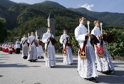 A Catholic Life: Ordination of 8 Men at Econe, Switzerland Seminary for ...