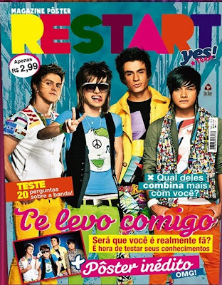 Space Teenager: Lançamento do pôster da banda 'Restart'