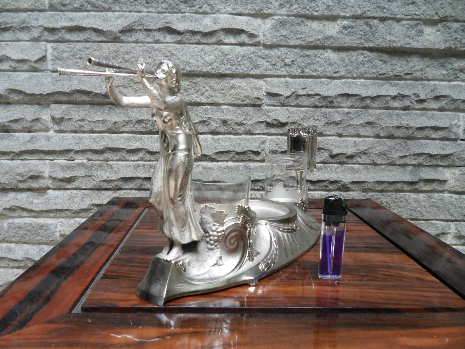 Henry Antique Collections: WMF Silver Plate Smoking Set