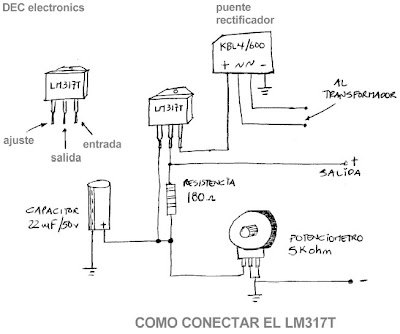 ELECTRONICA: Conectar el LM317