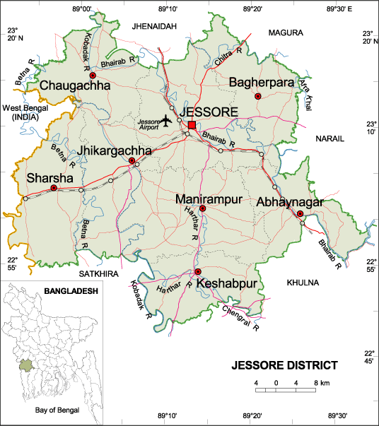 Maps of Bangladesh: District