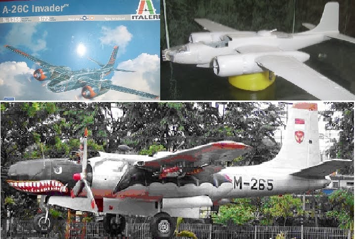 AIRPLANE SCALE MODELKIT: DOUGLAS A-26 Invader