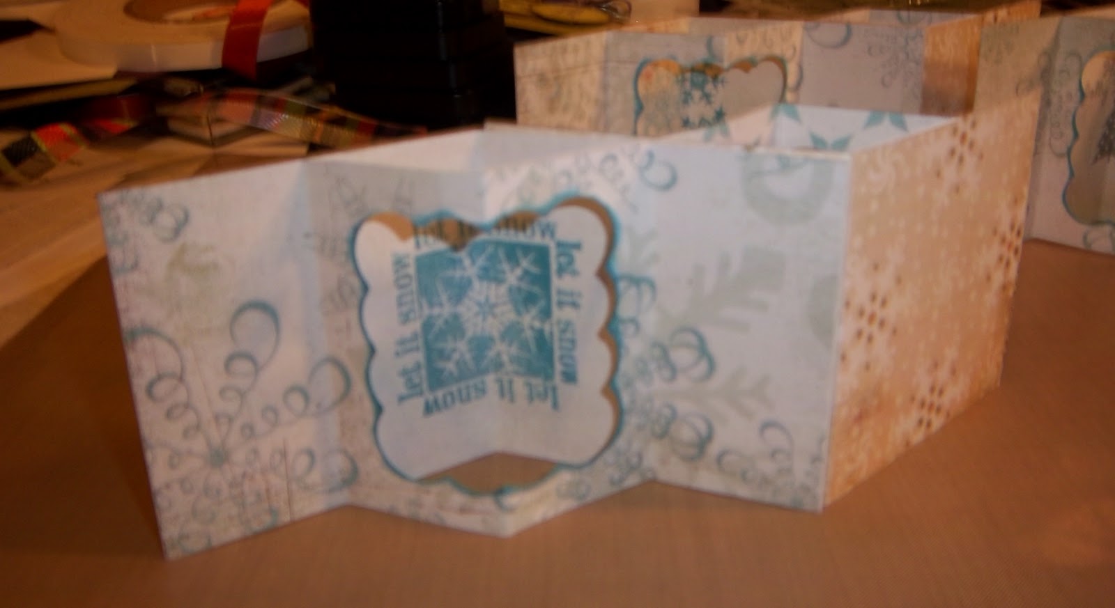 PaperArts Cafe: Technique Tuesday - Stamped Concertina Booklet