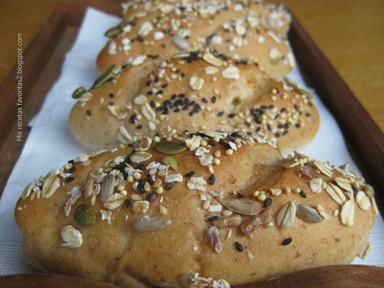 Pan integral con semillas.... y queso! - Mis recetas favoritas by Hilmar