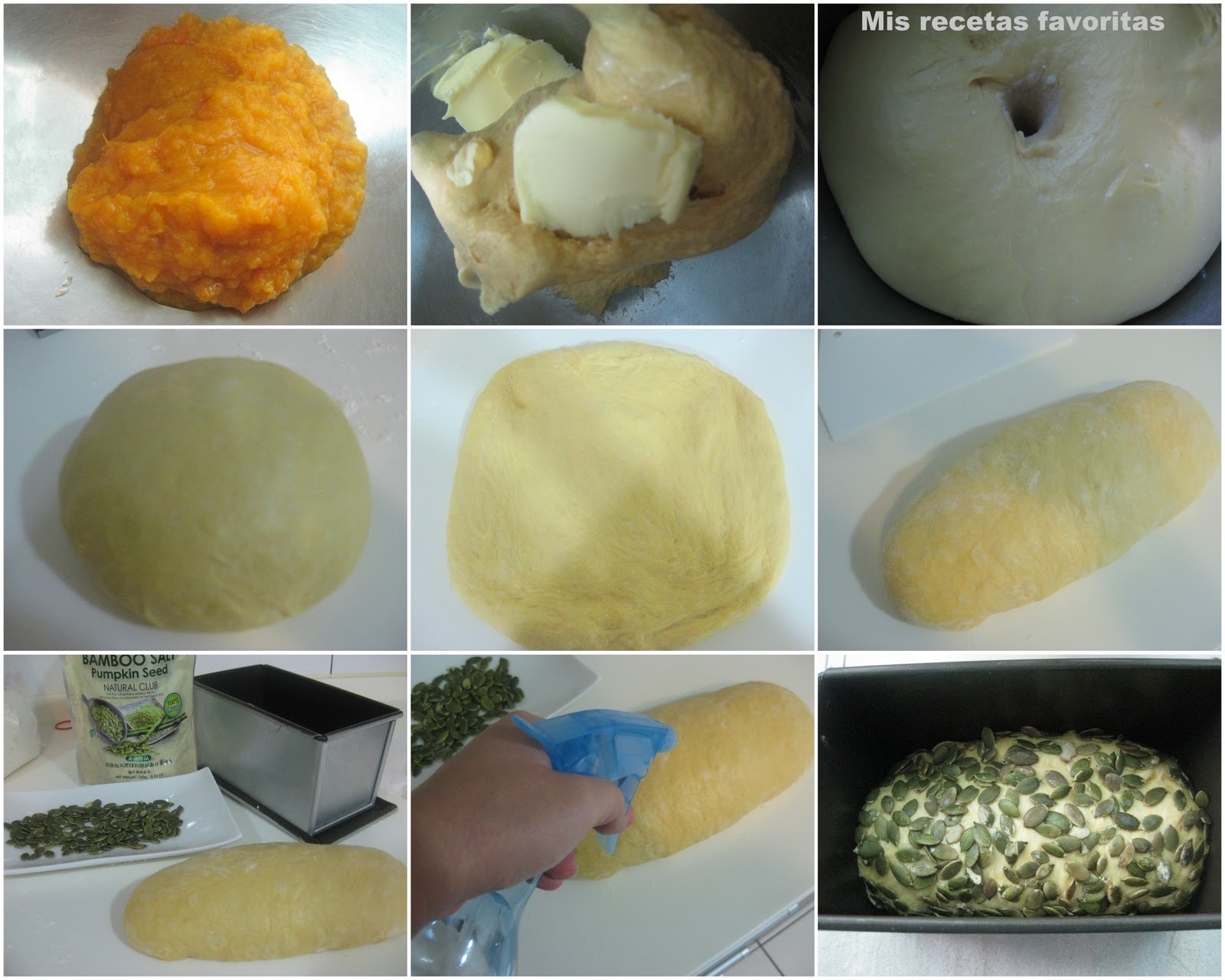 Comida Venezuela: Comida Pan de molde con calabaza (auyama) y miel