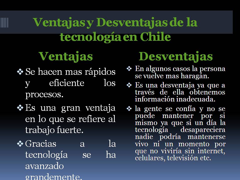 Clases de Informatica UNESR: Ventajas y Desventajas de la tecnología en ...