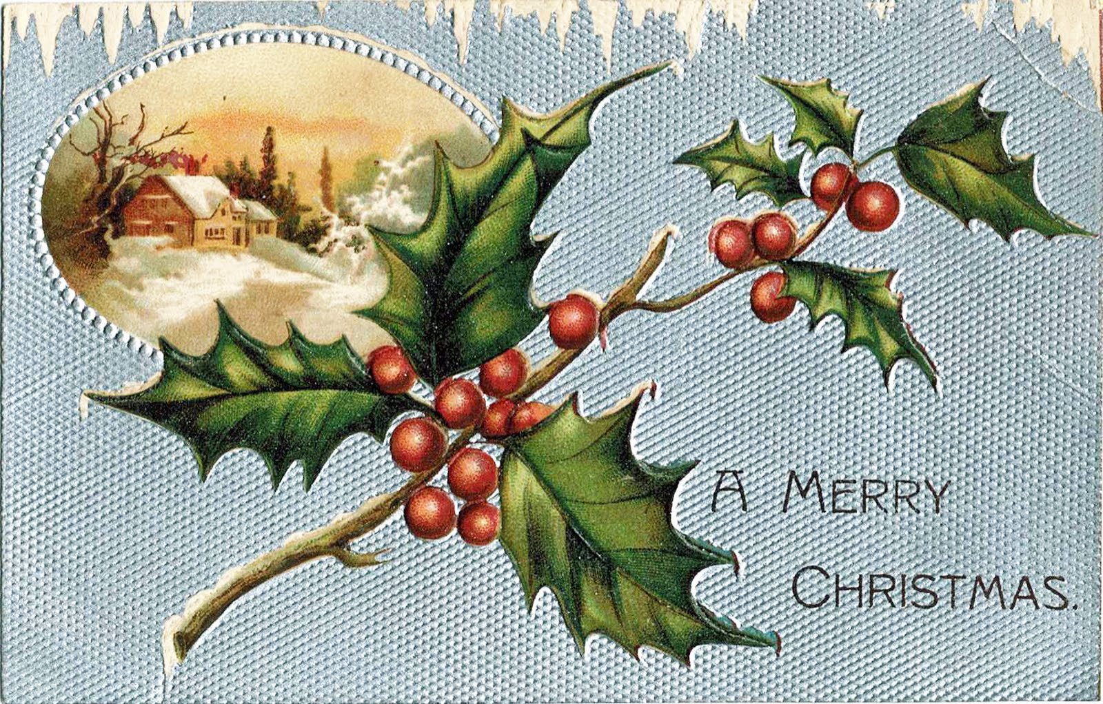 the last door down the hall: Merry Christmas Postcard #2