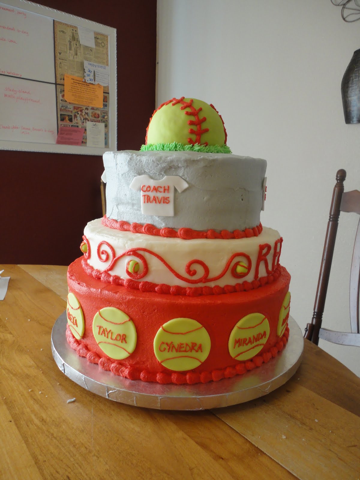 Sugarcoma Cakes: Softball party