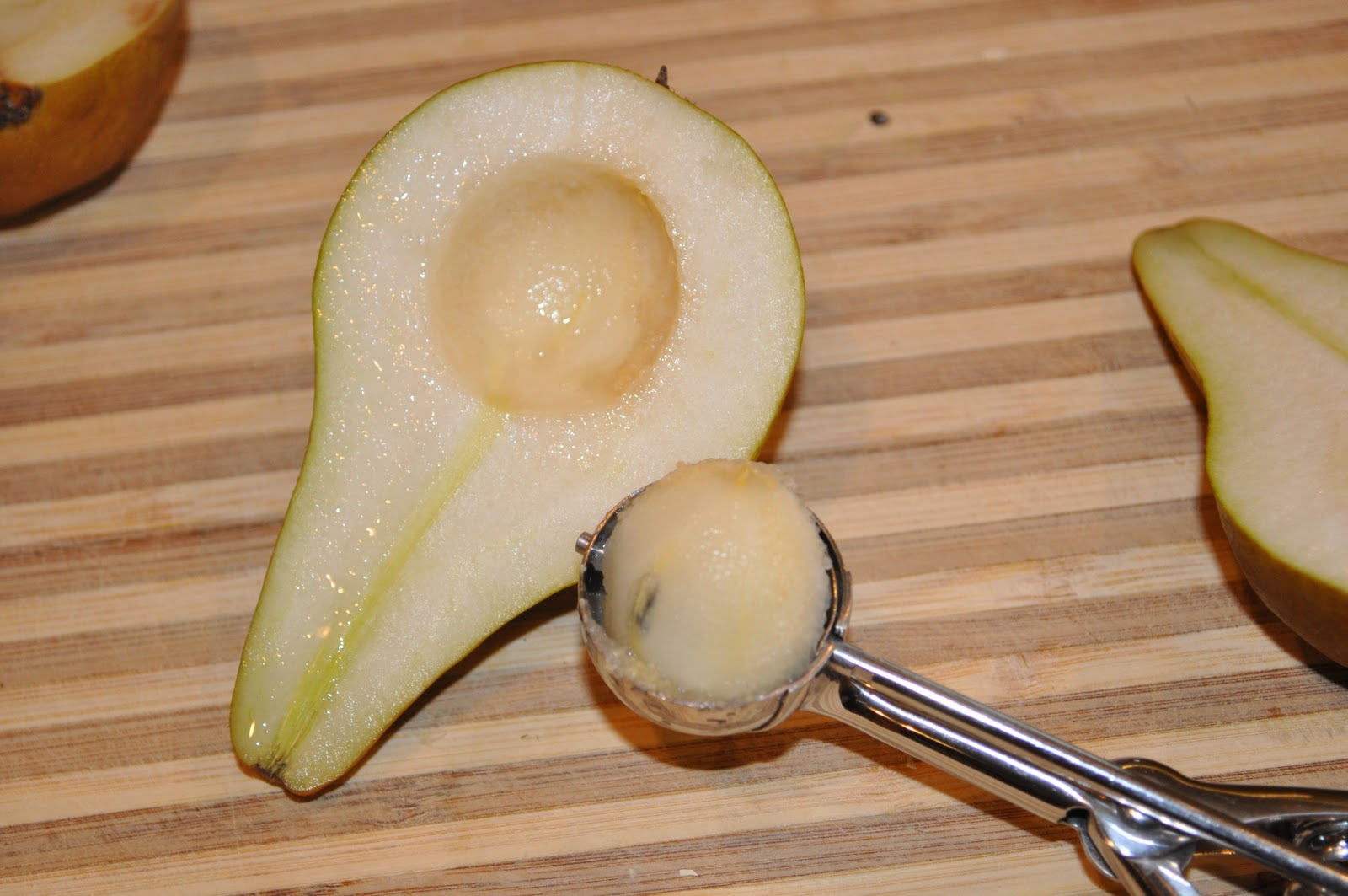 Shih's Cooking: How to core a pear