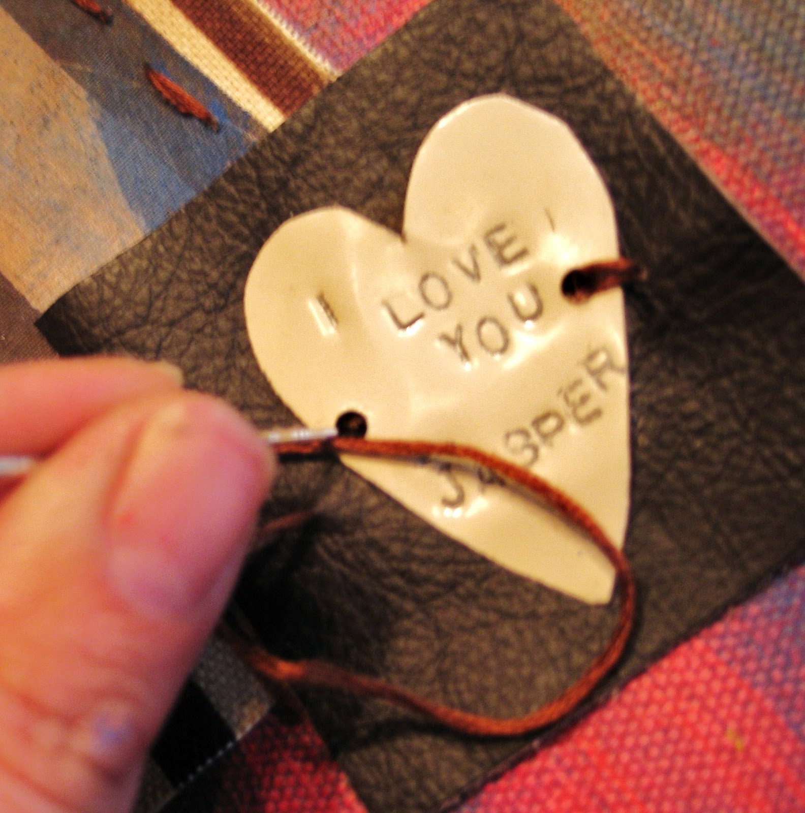 Art as Usual: Tutorial: Hand Stamped Tin Embellishments