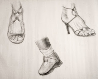 NikaWind Art Studios: Studies of Feet & Shoes