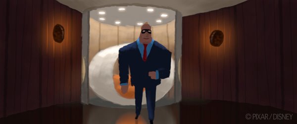 Art: The Incredibles color script & color keys ~ Lighting Pixels