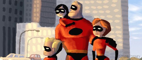Art: The Incredibles color script & color keys ~ Lighting Pixels