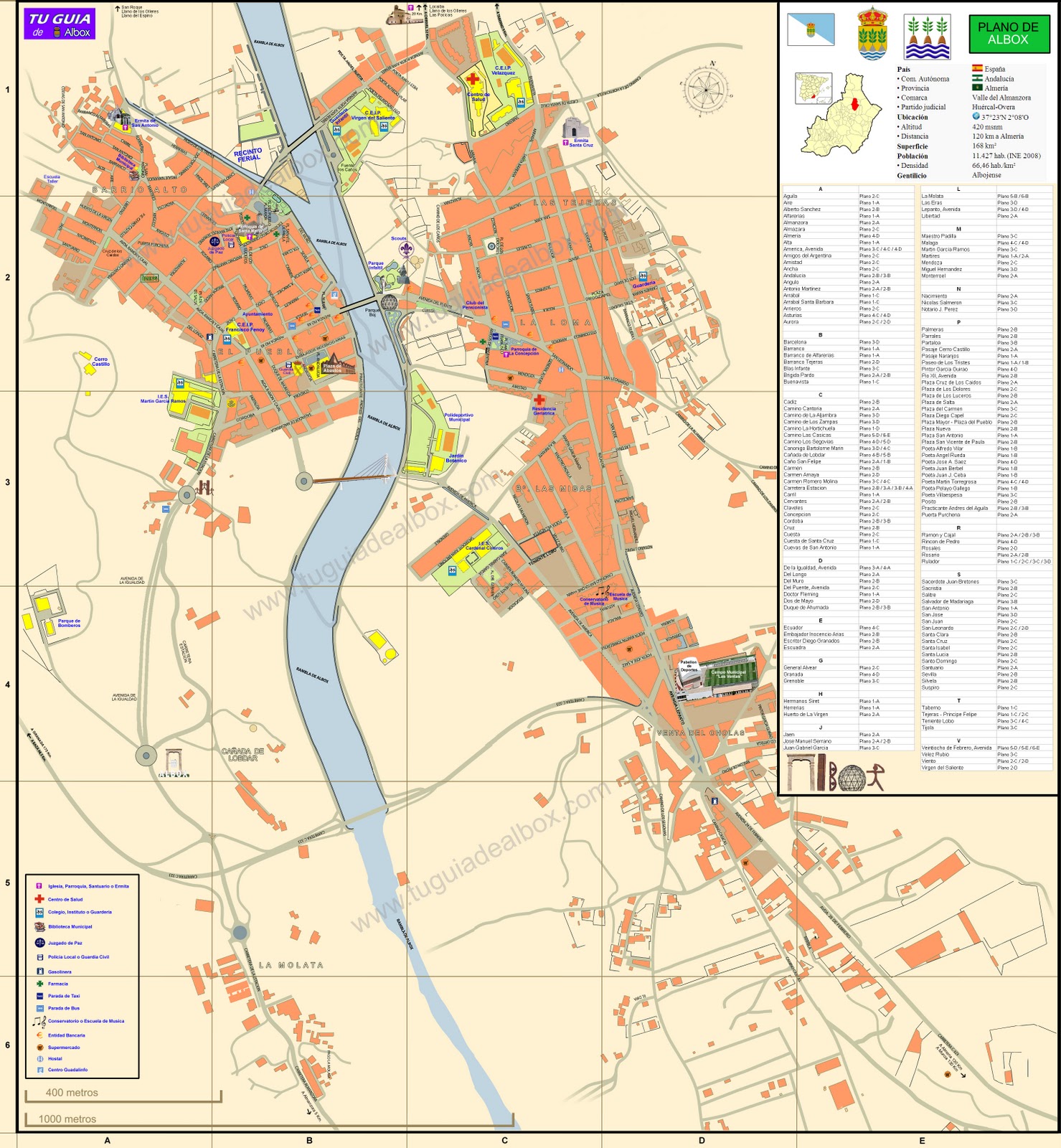 plano de albox: plano de Albox