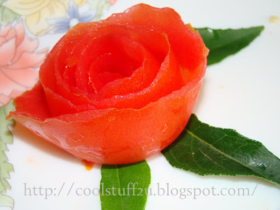Tomato Rose - Good Garnish to your Recipe