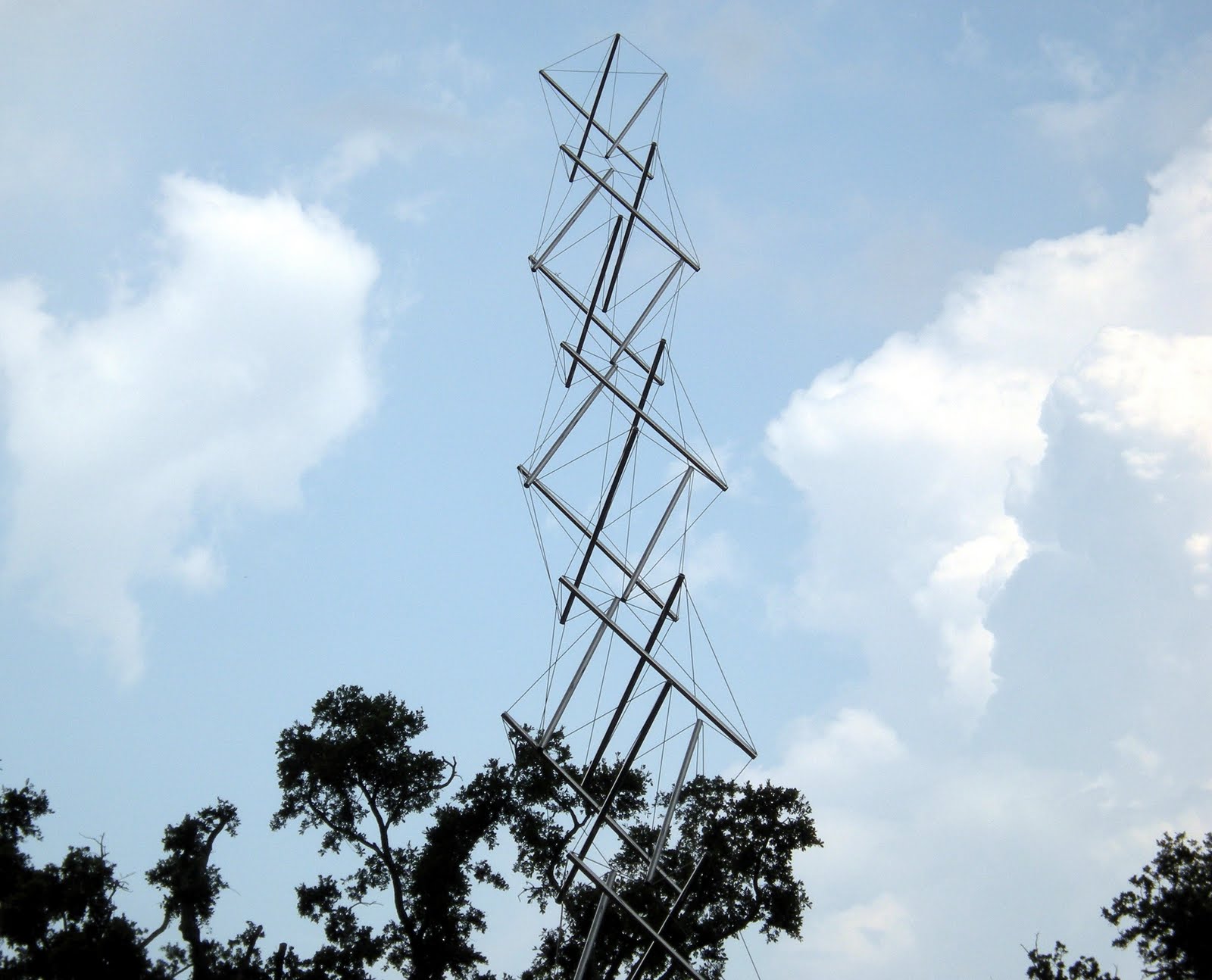 The Mathematical Tourist: Tensegrity Tower in New Orleans