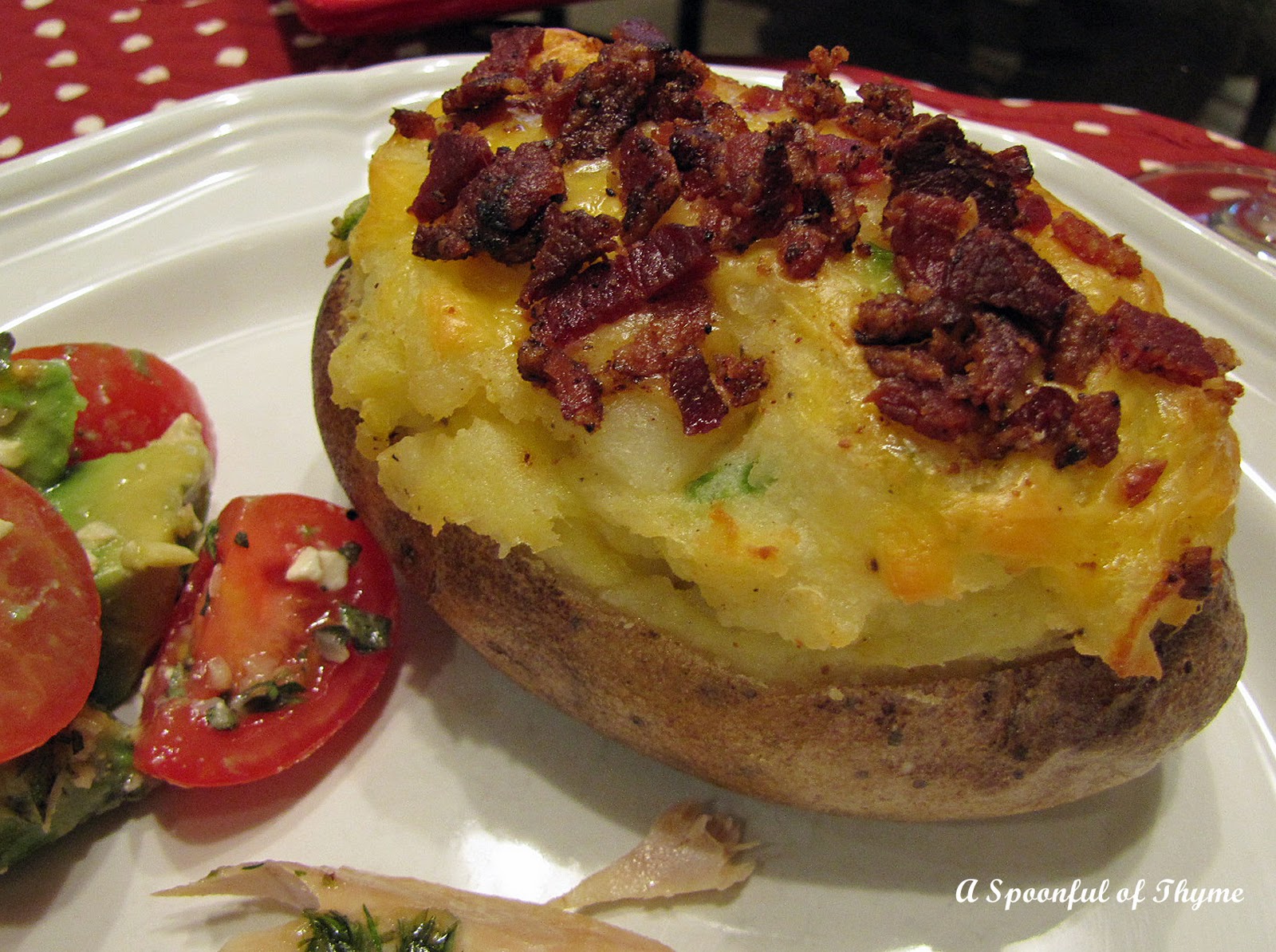 Marbled Stuffed Potatoes