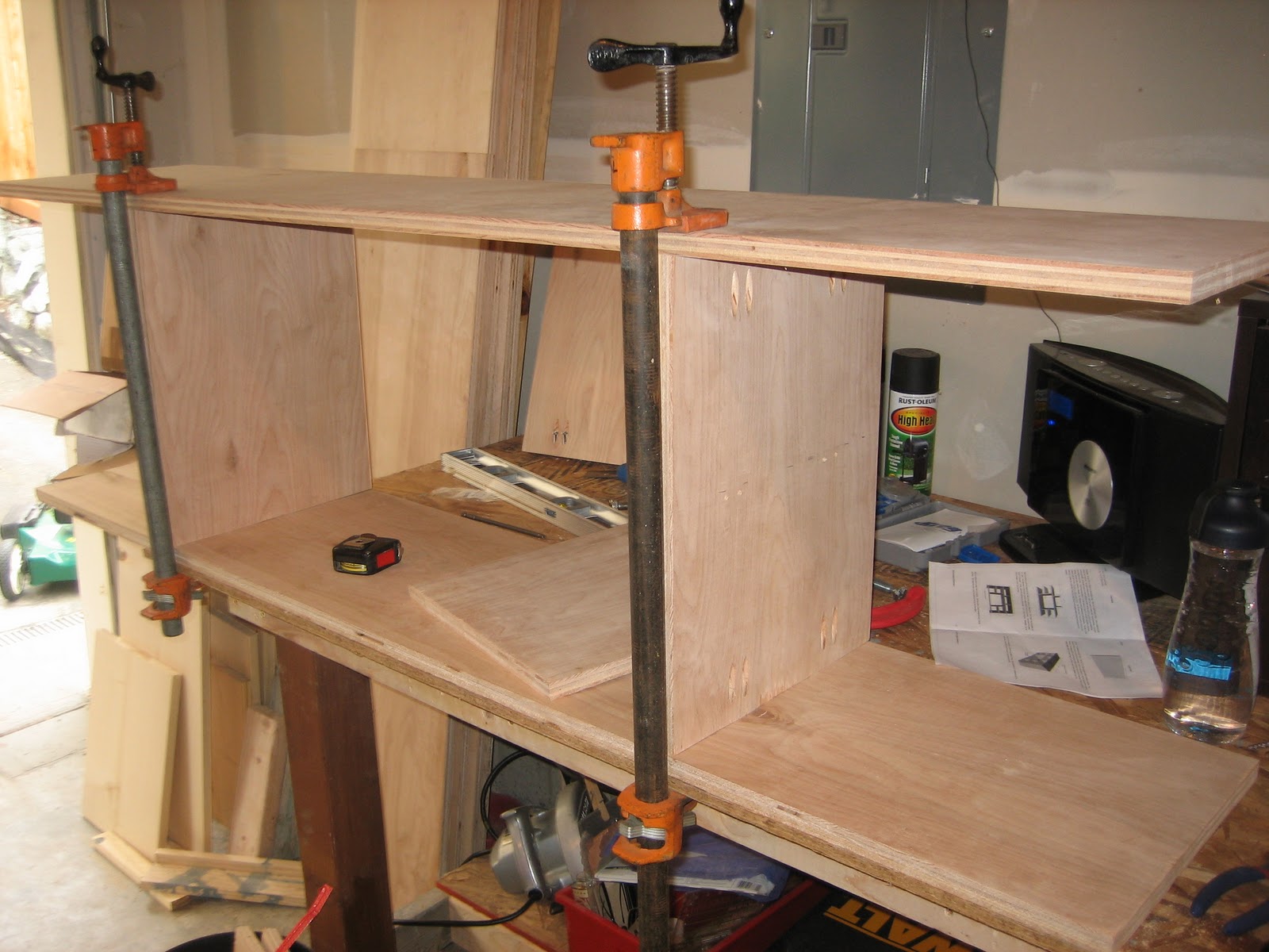 Television Media Center DIY Project | Remodelaholic