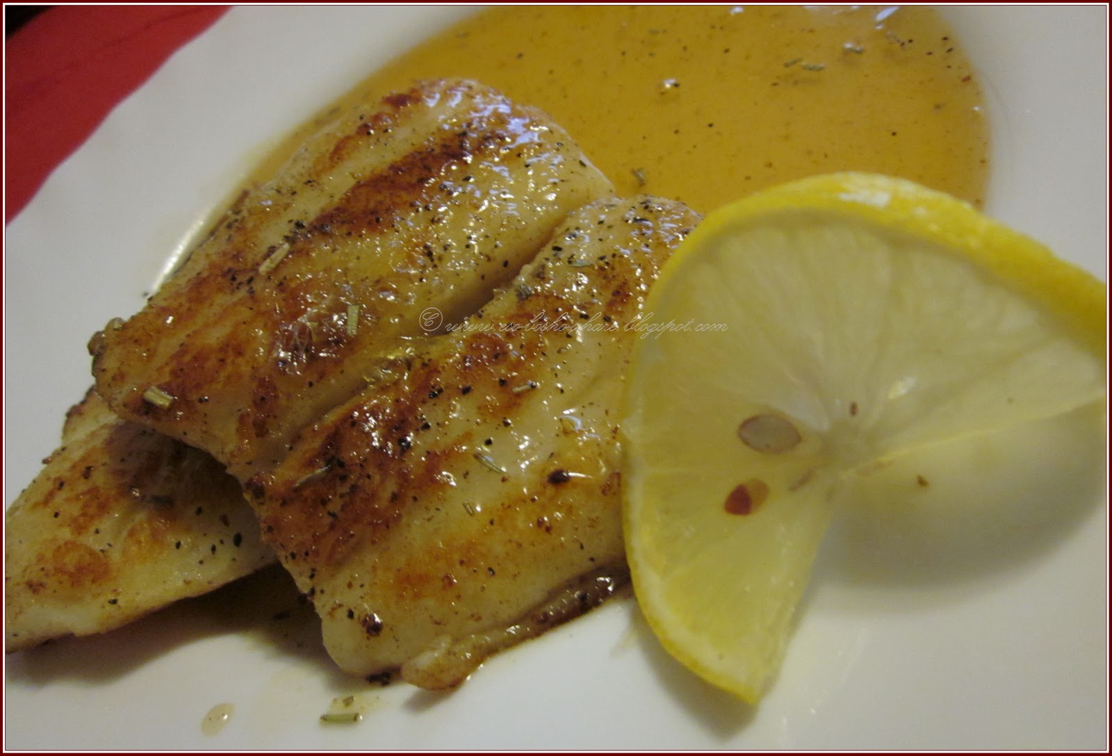 Taste Buds: Honey lemon fish