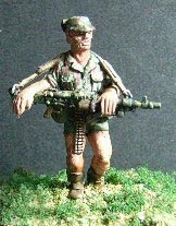 Land of the Lead: 28mm Rhodesian Light Infantry Machinegunner