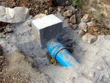 Thrust Blocks For Fire Lines INSTALLATION FIRE DEPARTMENT CONNECTION