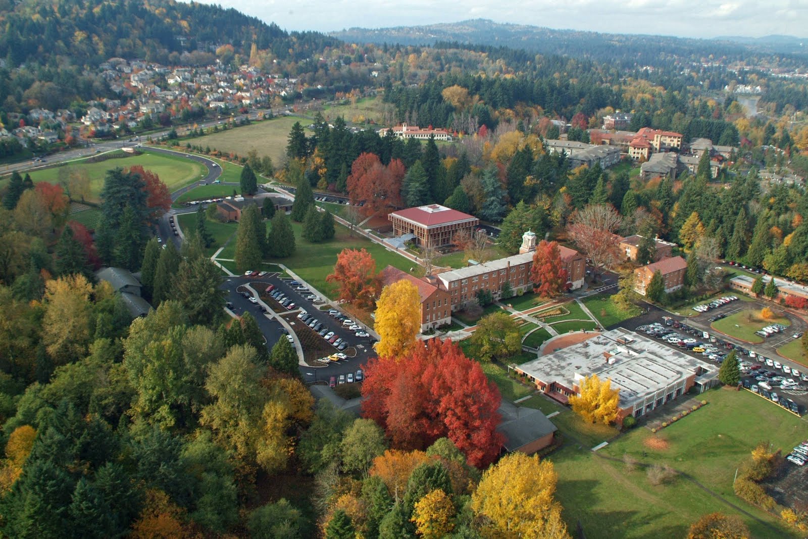 MCM DESIGN: Marylhurst University from the Air