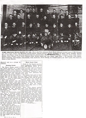 Junghans Ancestry: Fort Atkinson Black Hawks Football