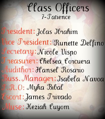 7-Patience 10-11 (PNU-CTL): Class Officers