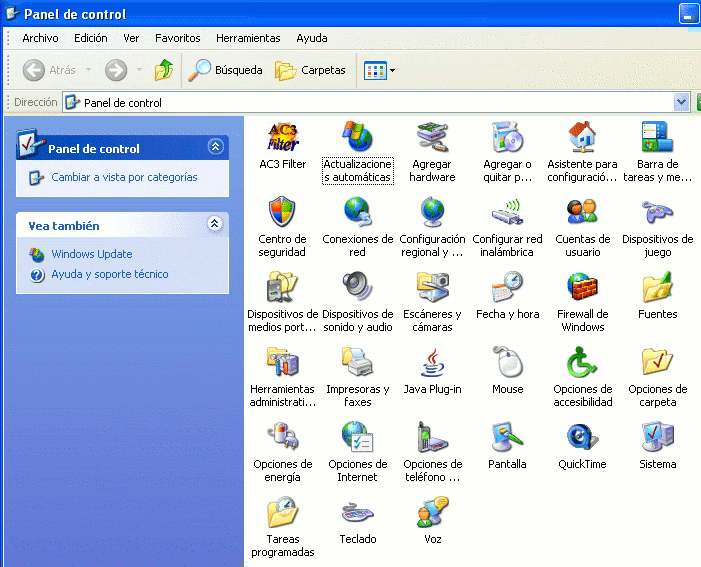 Informática Sin Limites: ¿Qué es el Panel de Control en Windows?