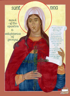 SANCTORUM: SANTA NINA OU CRISTIANA - PADROEIRA E APÓSTOLA DA GEÓRGIA