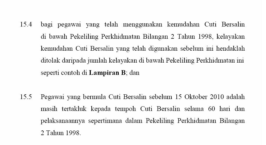 Unit Kemudahan & Persaraan: Kemudahan Cuti Bersalin Pegawai ... Unit Kemudahan & Persaraan: Kemudahan Cuti Bersalin Pegawai ...