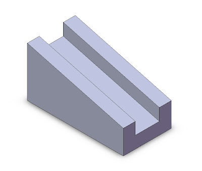3D CAD Model Tutorial: Cut Extrude with Direction of Extrusion